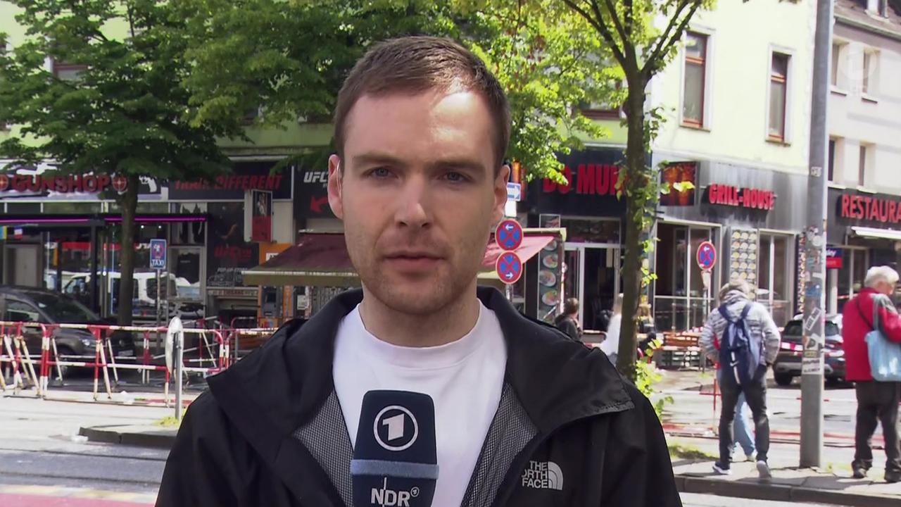 Daniel Frevel, NDR, zum Polizeieinsatz auf der Reeperbahn in Hamburg ...