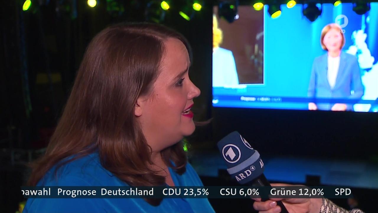 Grünen-Vorsitzende Ricarda Lang: "Damit kann man nicht zufrieden sein" | tagesschau.de