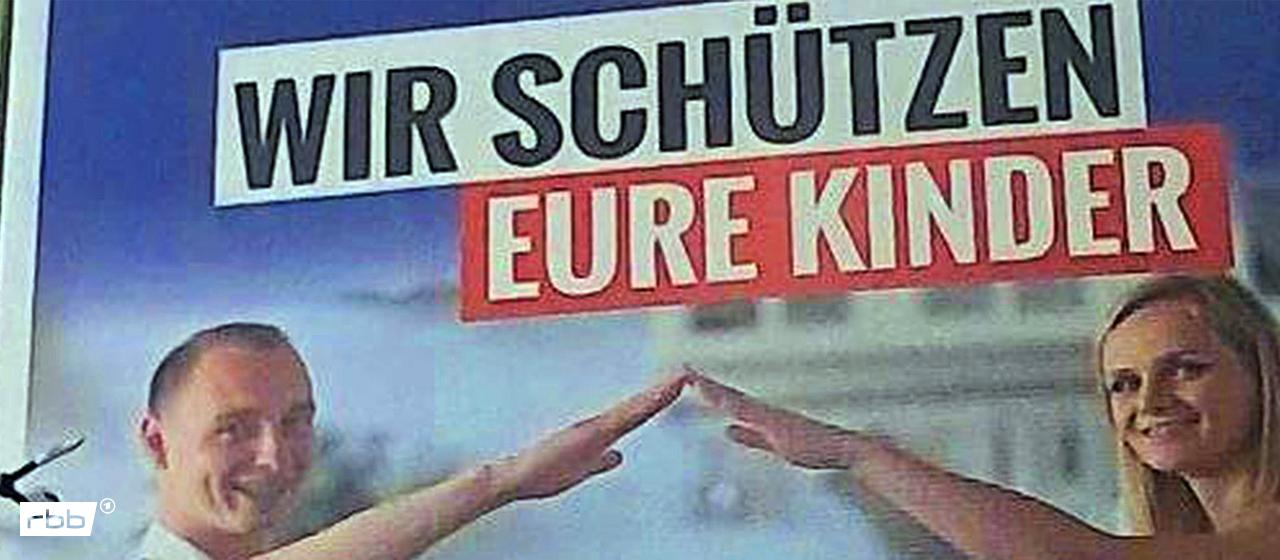 Brandenburg: Wahlplakat mit vermeintlichen Hitlergruß: AfD-Politiker ...