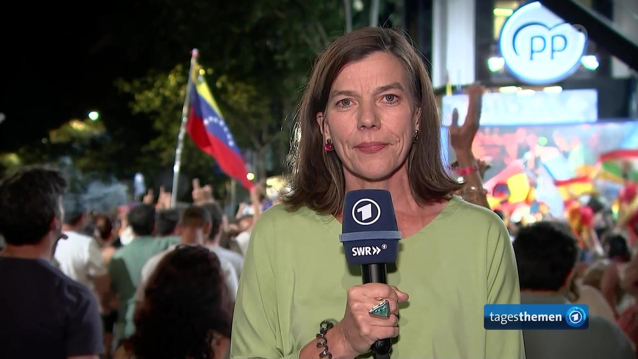 Kristina Böker, ARD Madrid, mit Informationen zur Parlamentswahl in ...
