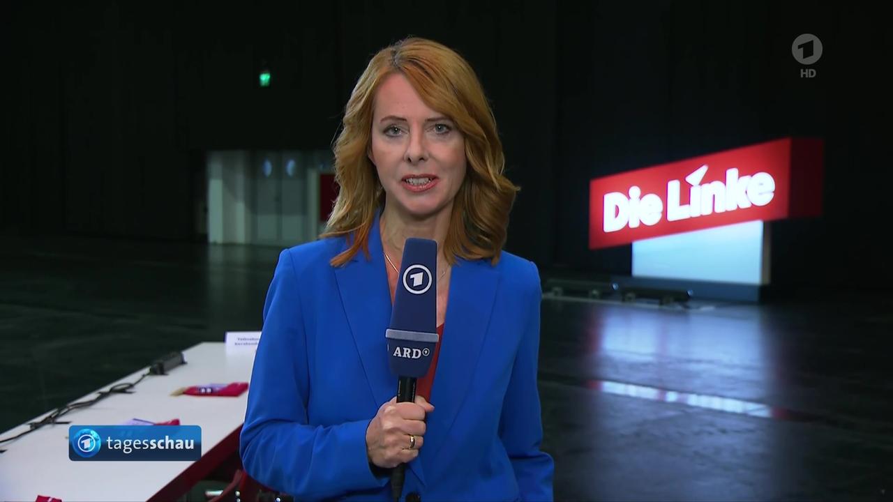 Kerstin Palzer, ARD Berlin, über den Bundesparteitag der Linken ...