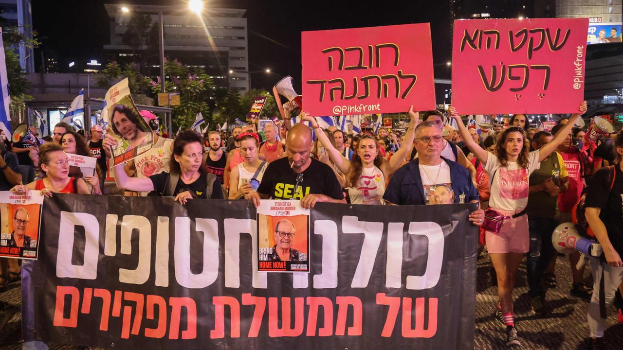 Nahost-Liveblog: ++ Demos in Israel für Geisel-Freilassung ++ | tagesschau.de