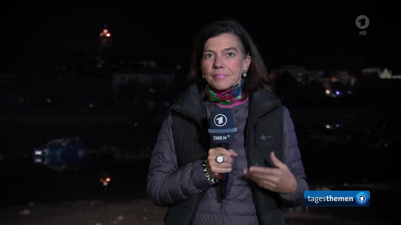 Kristina Böker, ARD Madrid, zzt. Utiel, über Kritik am Warnsystem in ...