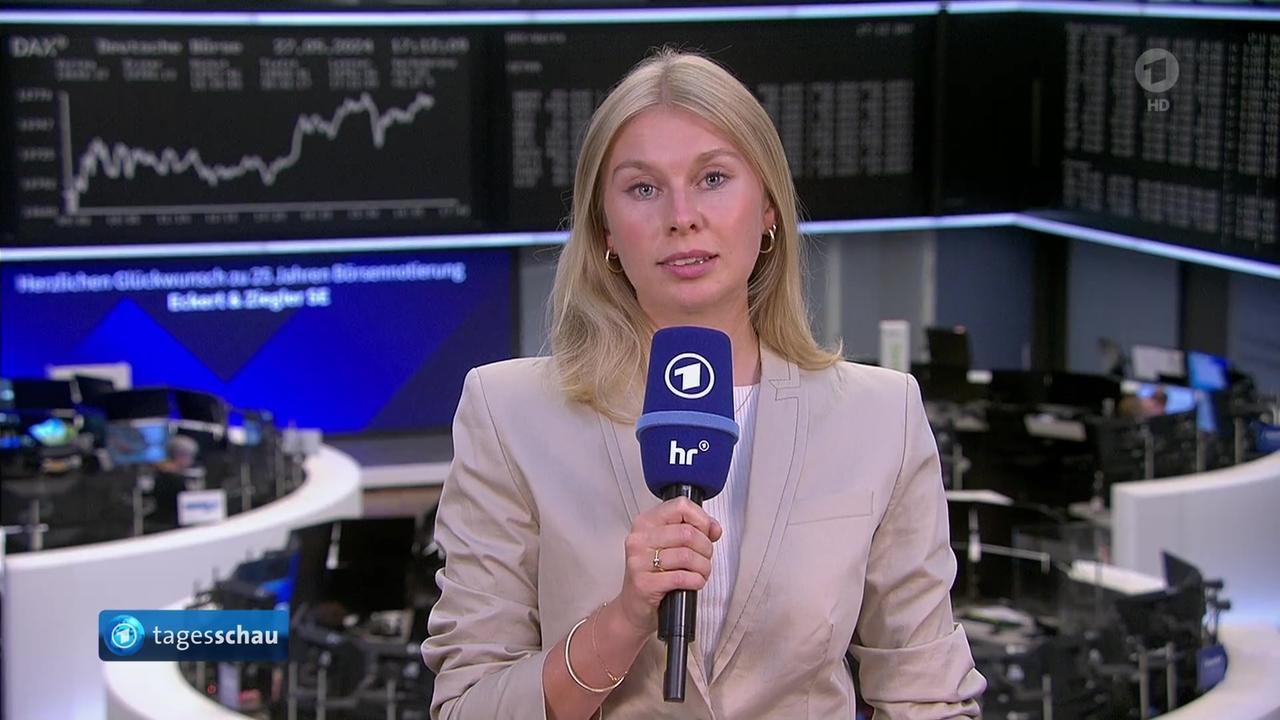 Anne-Catherine Beck, ARD Börsenstudio, über die Versicherungskosten bei ...