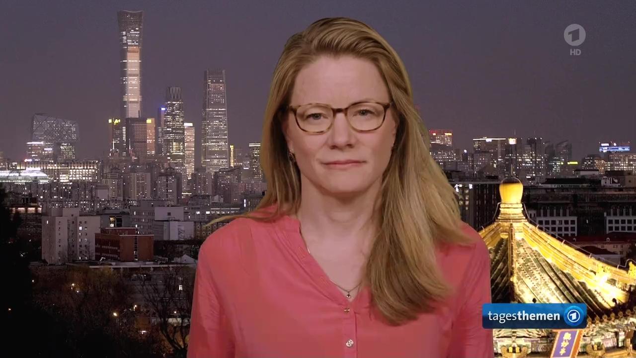 Tamara Anthony, ARD Peking, über die chinesische Sicht auf den Besuch ...