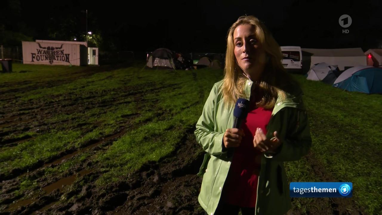 Anreise zum Wacken-Festival wegen Starkregen gestoppt - Informationen ...