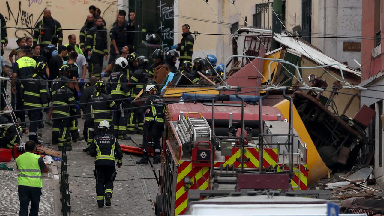 Standseilbahn in Lissabon entgleist - 15 Tote | tagesschau.de