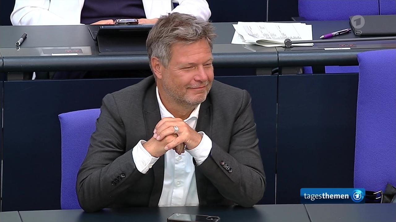 Diskussionen über das geplante Heizungsgesetz in einer Aktuellen Stunde im Bundestag | tagesschau.de