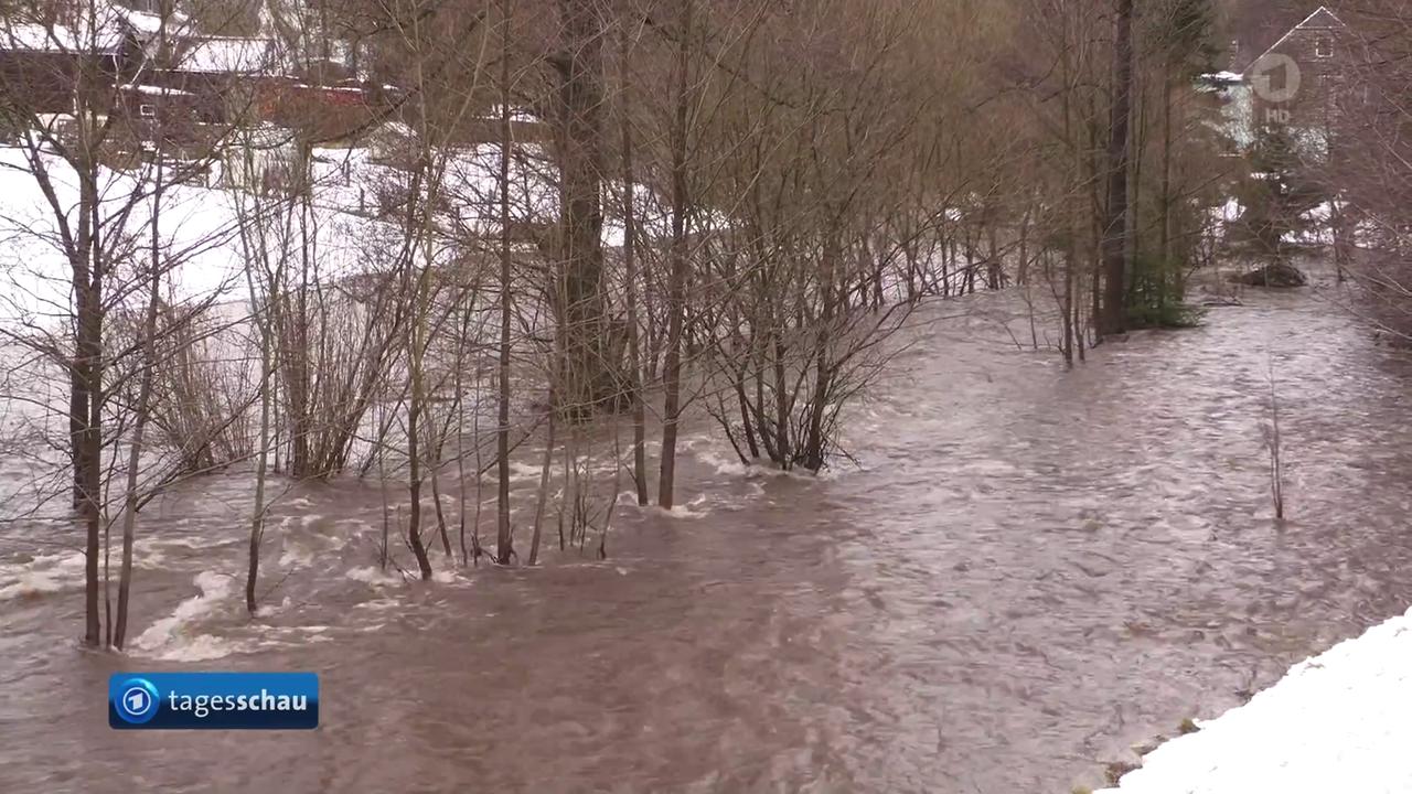 Nach dem Dauerregen steigt in vielen Teilen Deutschlands die Hochwassergefahr | tagesschau.de