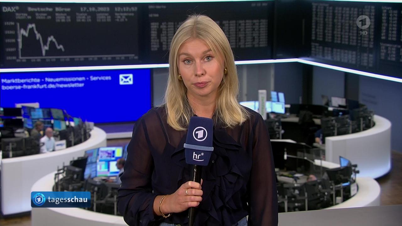 Anne-Catherine Beck, HR, mit Informationen zur Börse | tagesschau.de