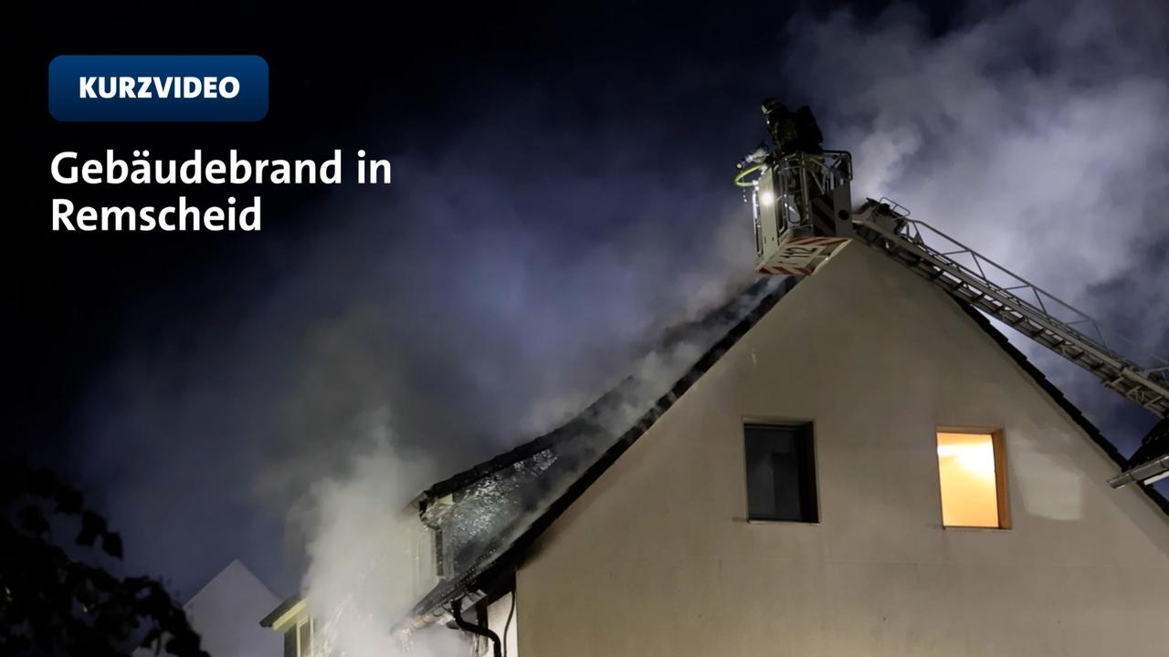 Gebäudebrand in Remscheid | Video | tagesschau.de