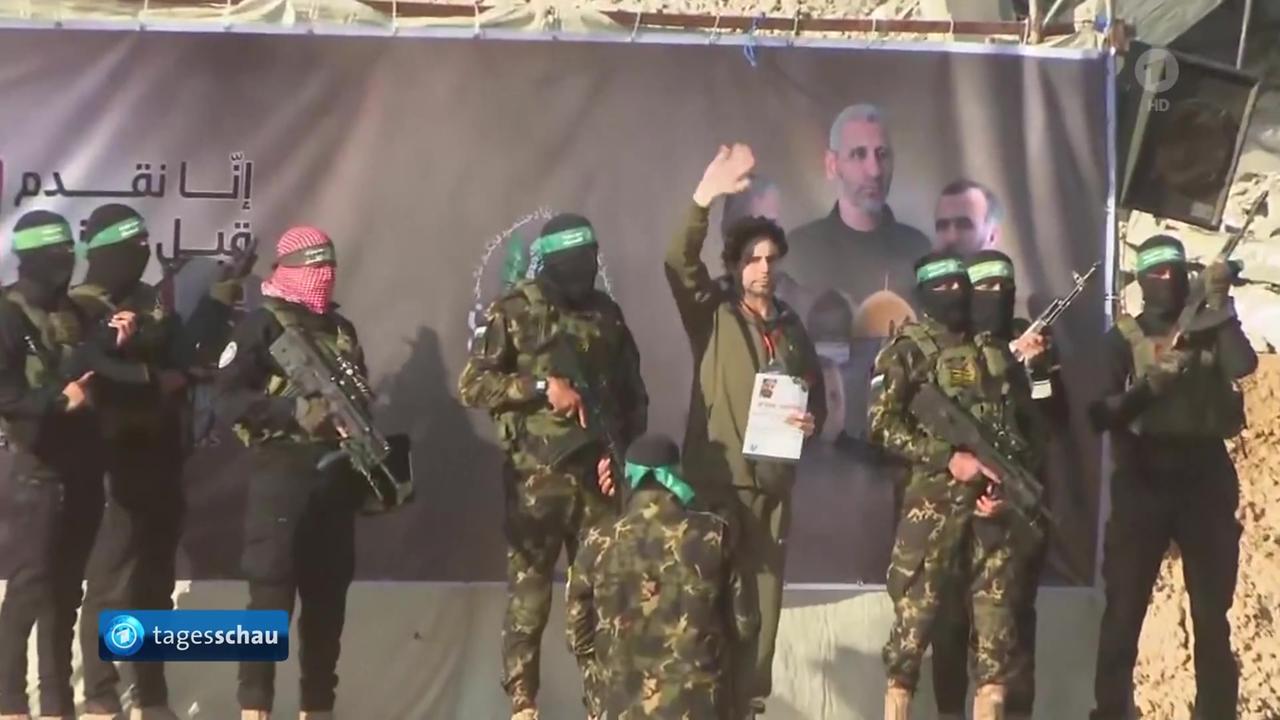Hamas lässt drei weitere israelische Geiseln im Gazastreifen frei | tagesschau.de