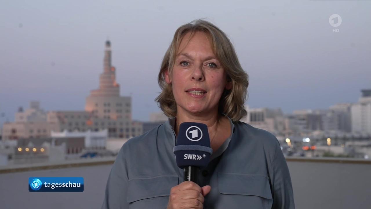 Ute Brucker, SWR, zzt. Doha, über den Stand der ...