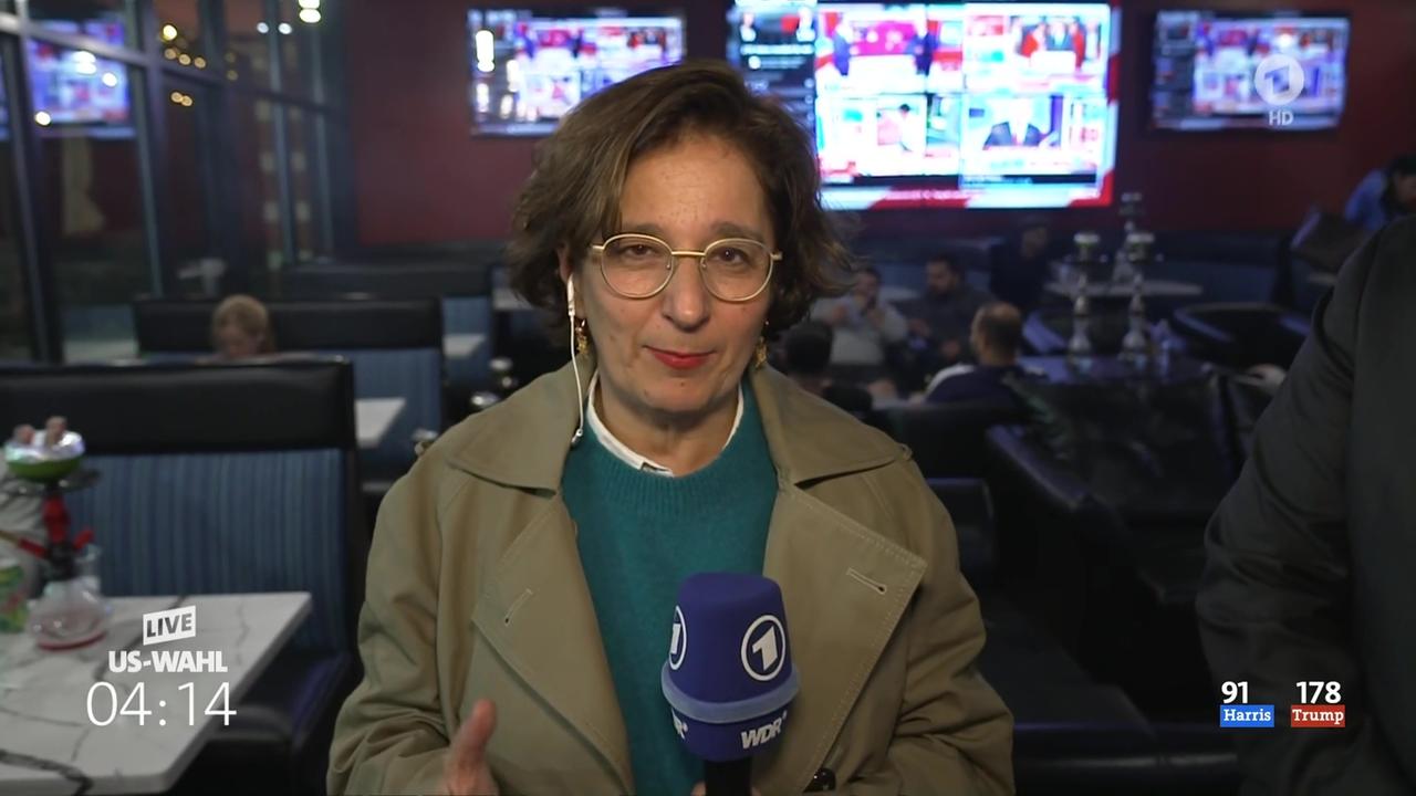 Isabel Schayani, WDR, zzt. Detroit/Michigan, zum Wahlverhalten der ...