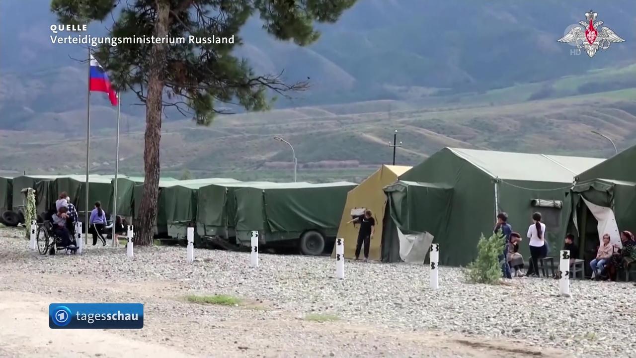 Lage in Bergkarabach nach Aserbaidschans Sieg | tagesschau.de