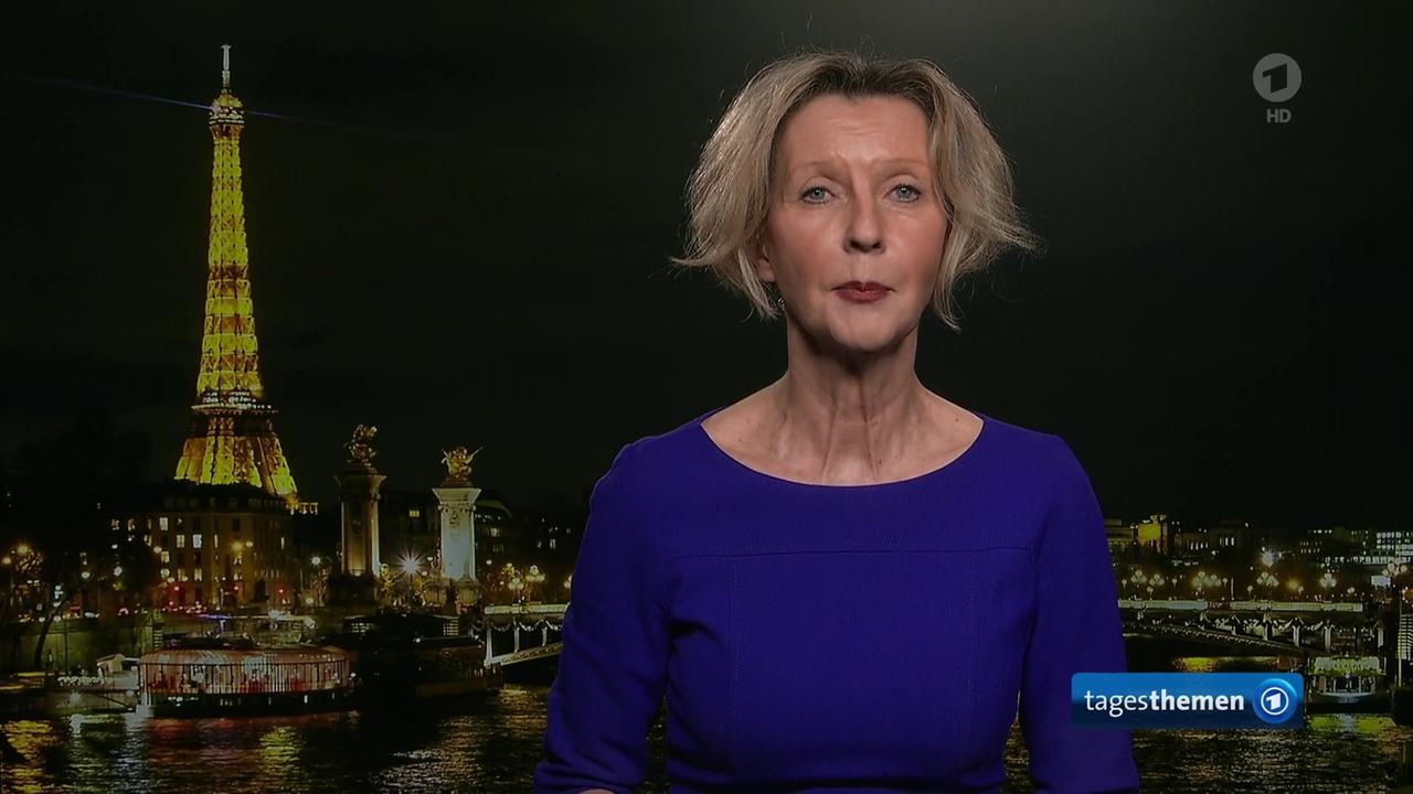 Sabine Rau, ARD Paris, über die Akzeptanz Macrons nach Durchsetzung der ...