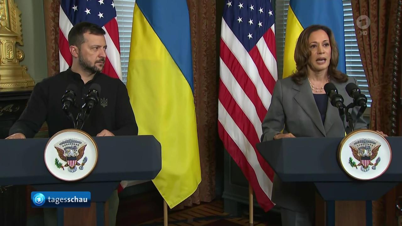 Nach seinem Gespräch mit US-Präsident Biden stellt Selensky seinen "Siegesplan" der ...