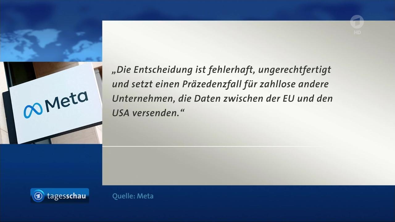 Rekordstrafe der EU gegen Facebook-Konzern Meta | tagesschau.de