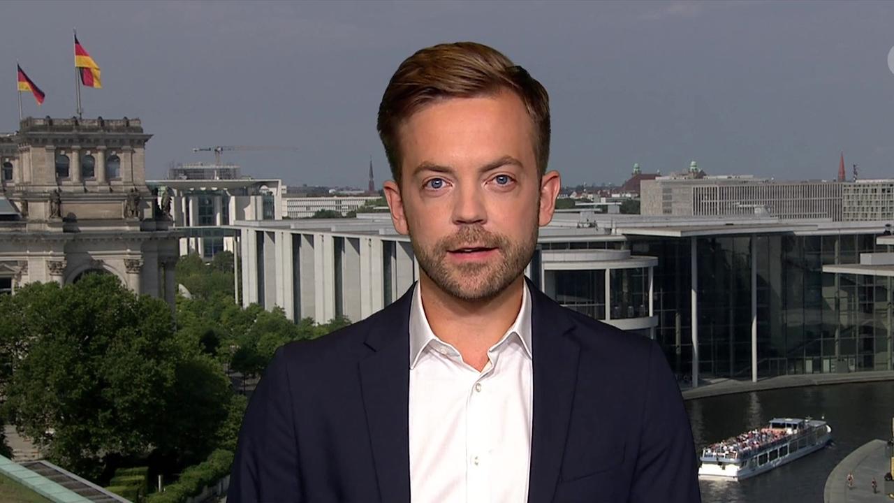 Jonas Wixforth, ARD Berlin, zu den Gründen der Flugzeugpanne des ...