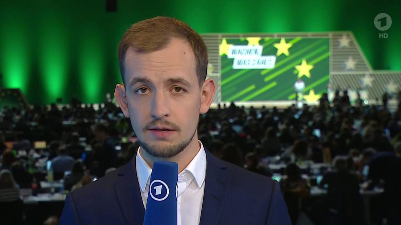 "Es könnte knallen", Tim Diekmann, SWR, Bundesparteitag der Grünen ...