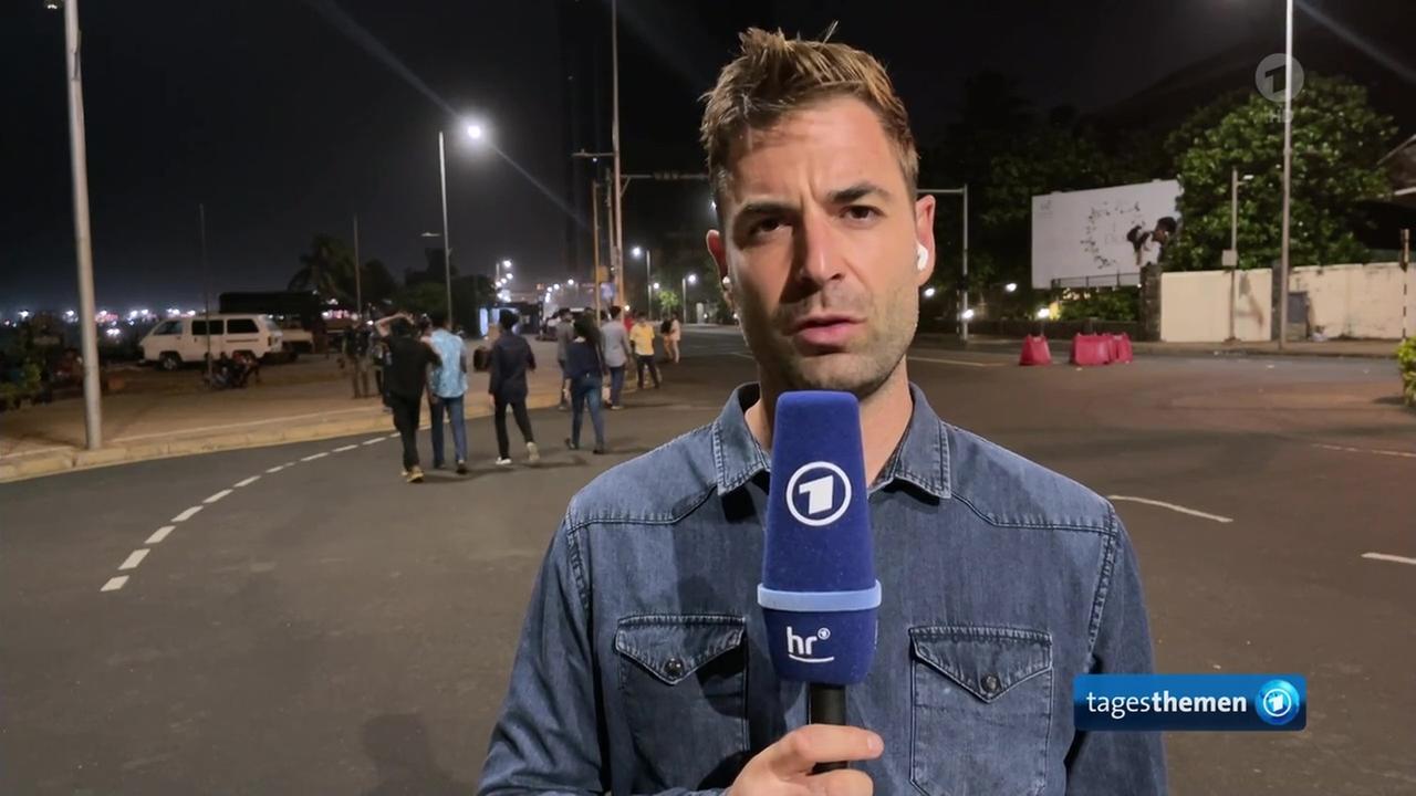 Oliver Mayer, ARD Neu Delhi zzt. Colombo, zu den Massenprotesten in Sri ...