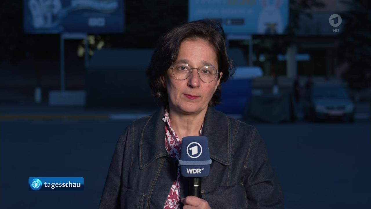 Isabel Schayani, WDR, zzt. Mykolajiw, zur Situation der Menschen 60 ...