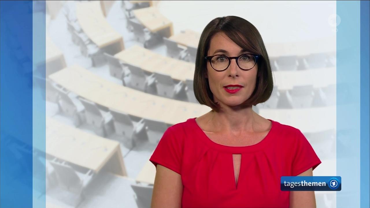 Friederike Hofmann, ARD-Wahlstudio Köln zum DeutschlandTrend - Teil 1 ...