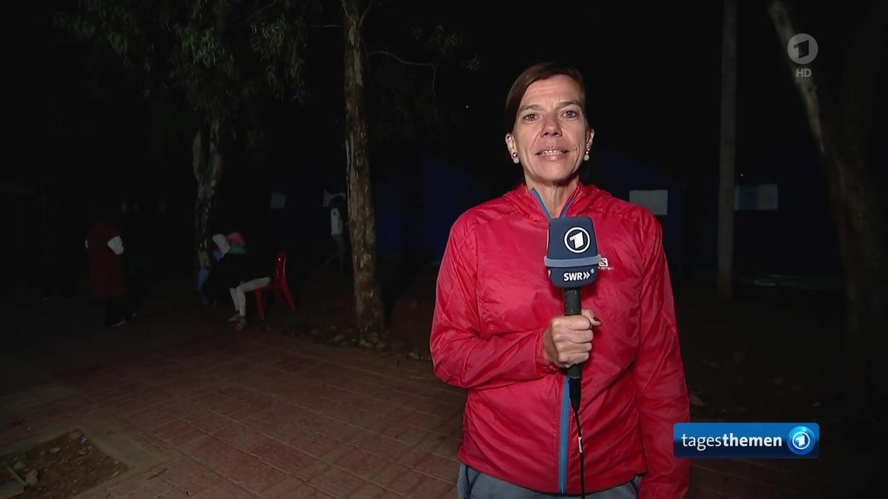 Kristina Böker, ARD Madrid, zzt. Marrakesch, zur Lage nach dem Erdbeben ...
