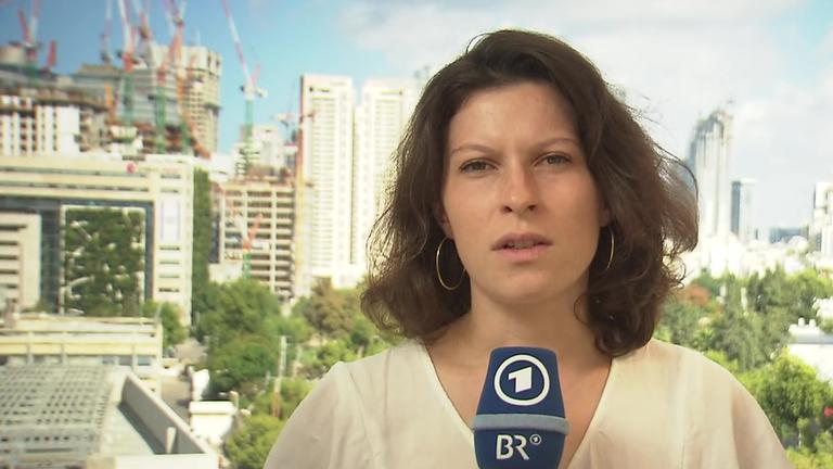 "Es soll auch zu Bombardements gekommen sein", Hanna Resch, ARD Tel ...