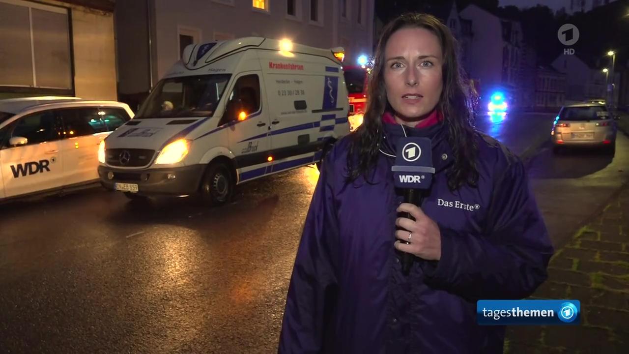 Sarah Schmidt, WDR, mit Informationen zur Lage in Hagen | tagesschau.de