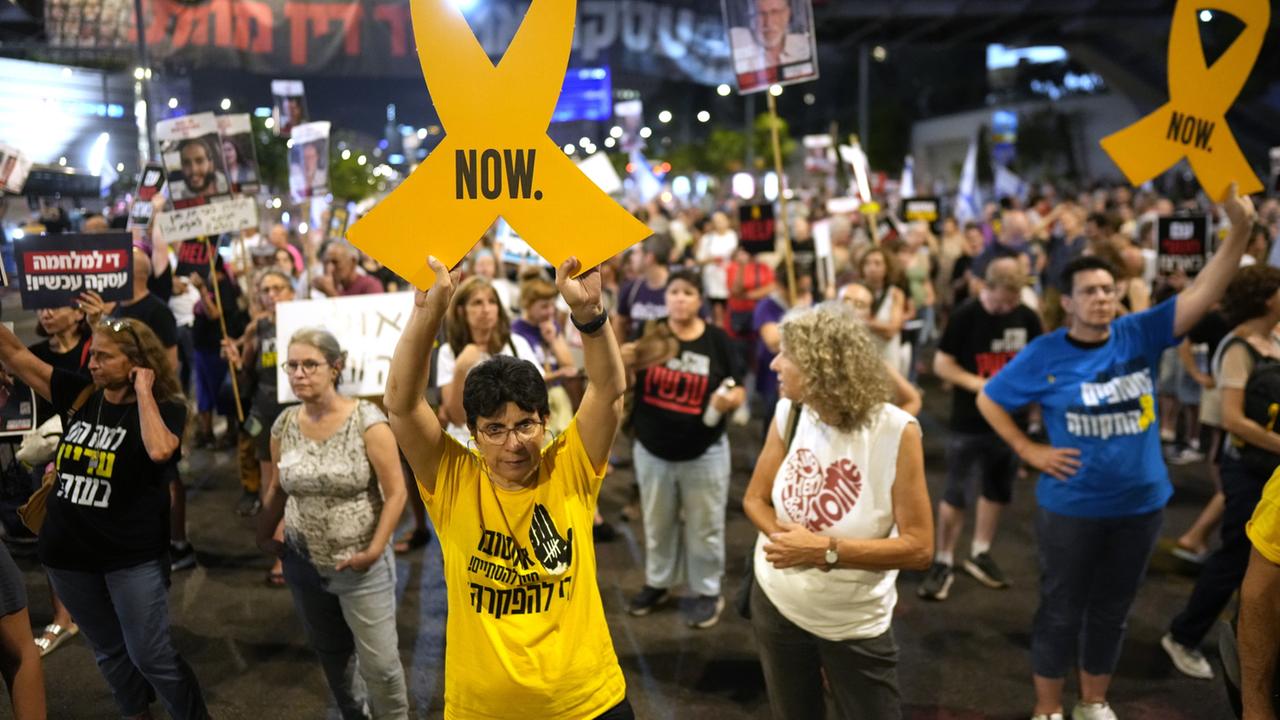 Nahost-Liveblog: ++ Hunderte demonstrieren für Geiseldeal ++ | tagesschau.de