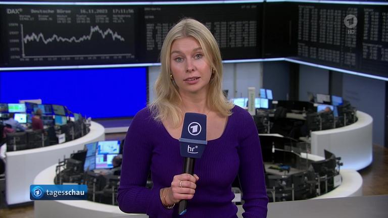 Anne-Catherine Beck, HR, mit Informationen zur Börse | tagesschau.de