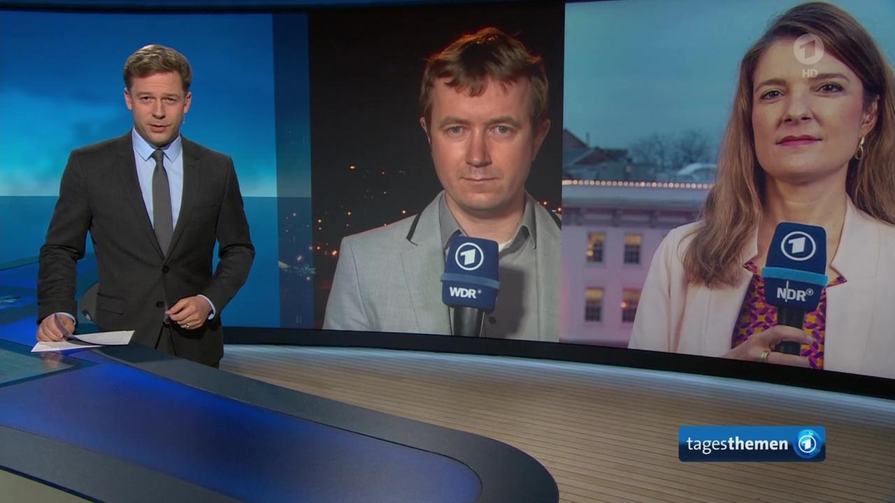 Demian von Osten, ARD Moskau/Kerstin Klein, ARD Washington, mit Details ...