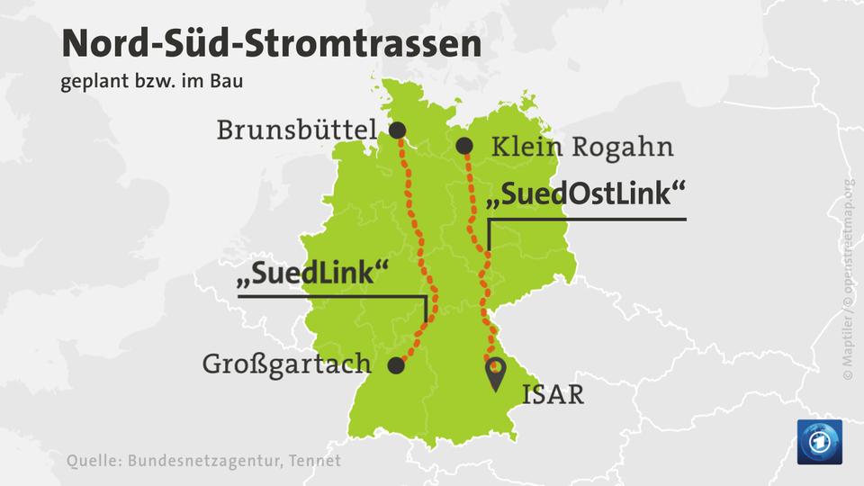 Letzter Bauabschnitt von Stromautobahn SuedOstLink genehmigt ...