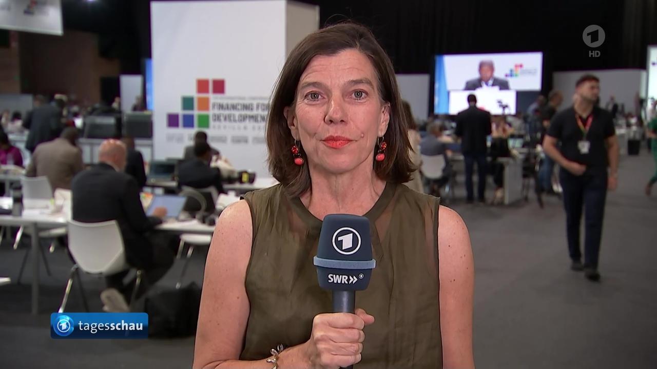 Kristina Böker, ARD Madrid, zzt. Sevilla, zur UN-Konferenz für ...