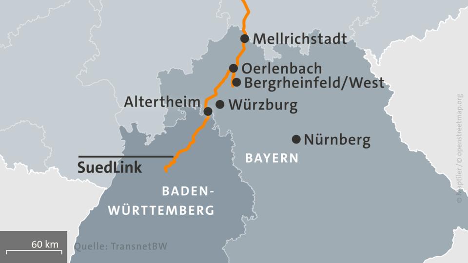 SuedLink-Baubeginn in Bayern | tagesschau.de
