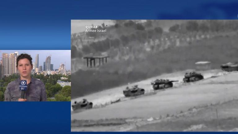 Hanna Resch, ARD Tel Aviv, zum Stand einer israelischen Bodenoffensive ...