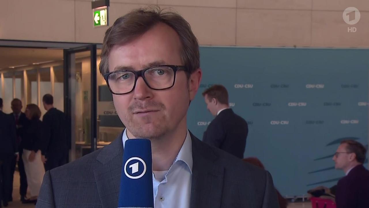 Demian von Osten, ARD Berlin, zu den aktuellen Beratungen von CDU und SPD nach der ...