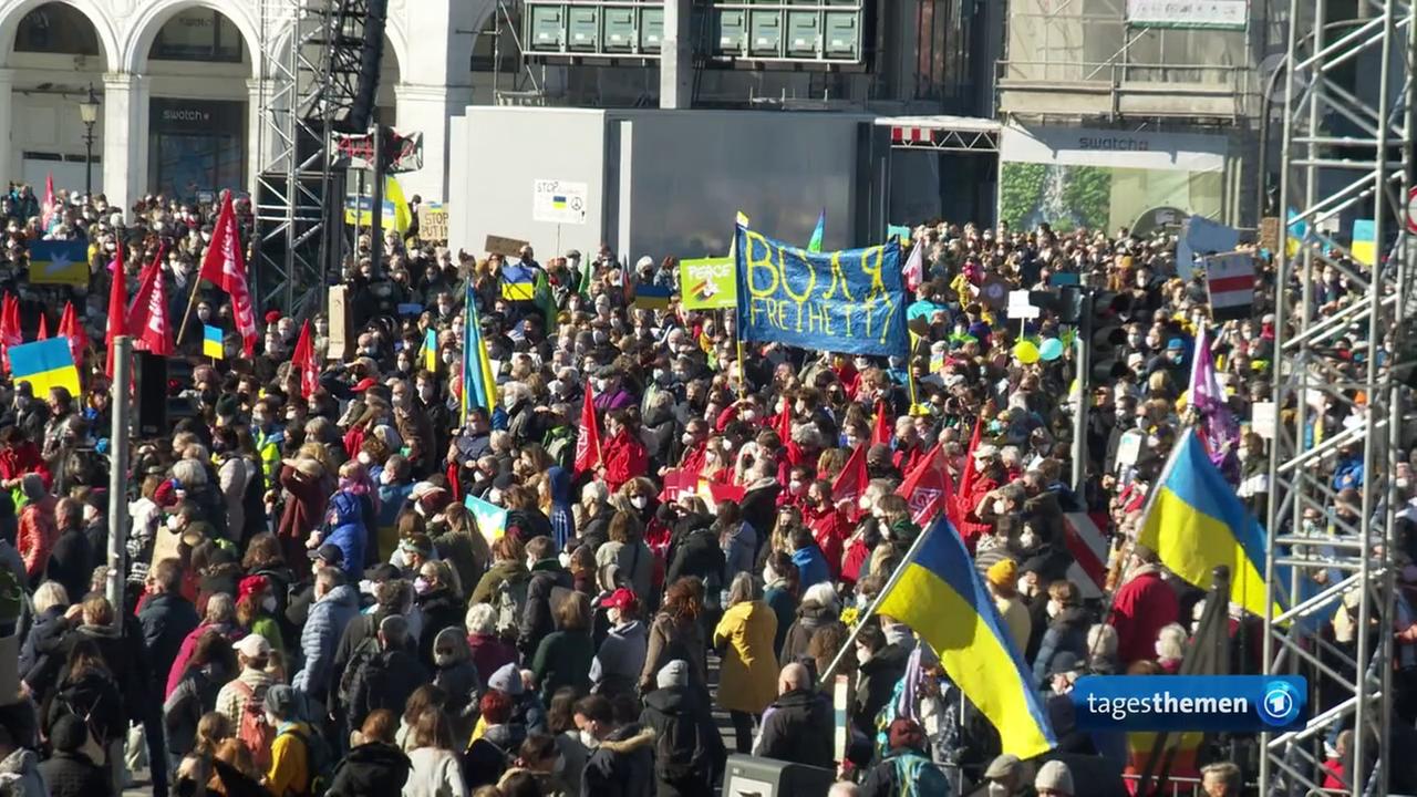 Internationale Proteste: Hunderttausende demonstrieren für Frieden ...