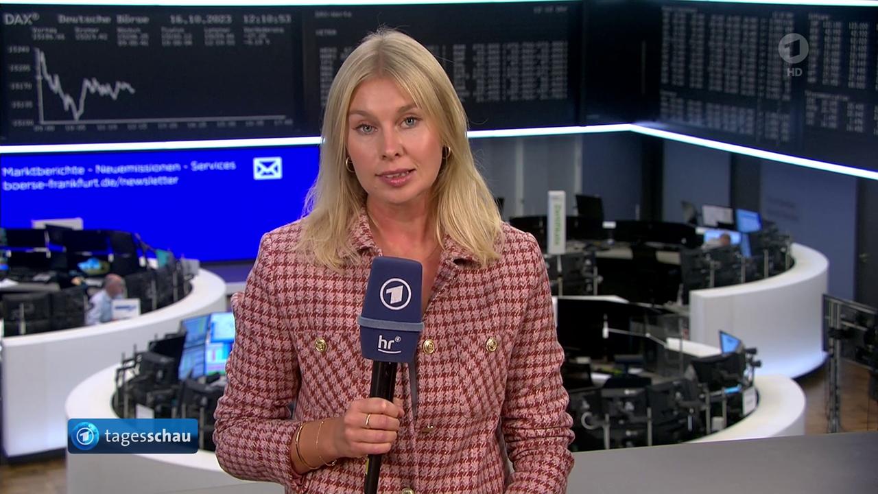 Anne-Catherine Beck, HR, mit Informationen zur Börse | tagesschau.de