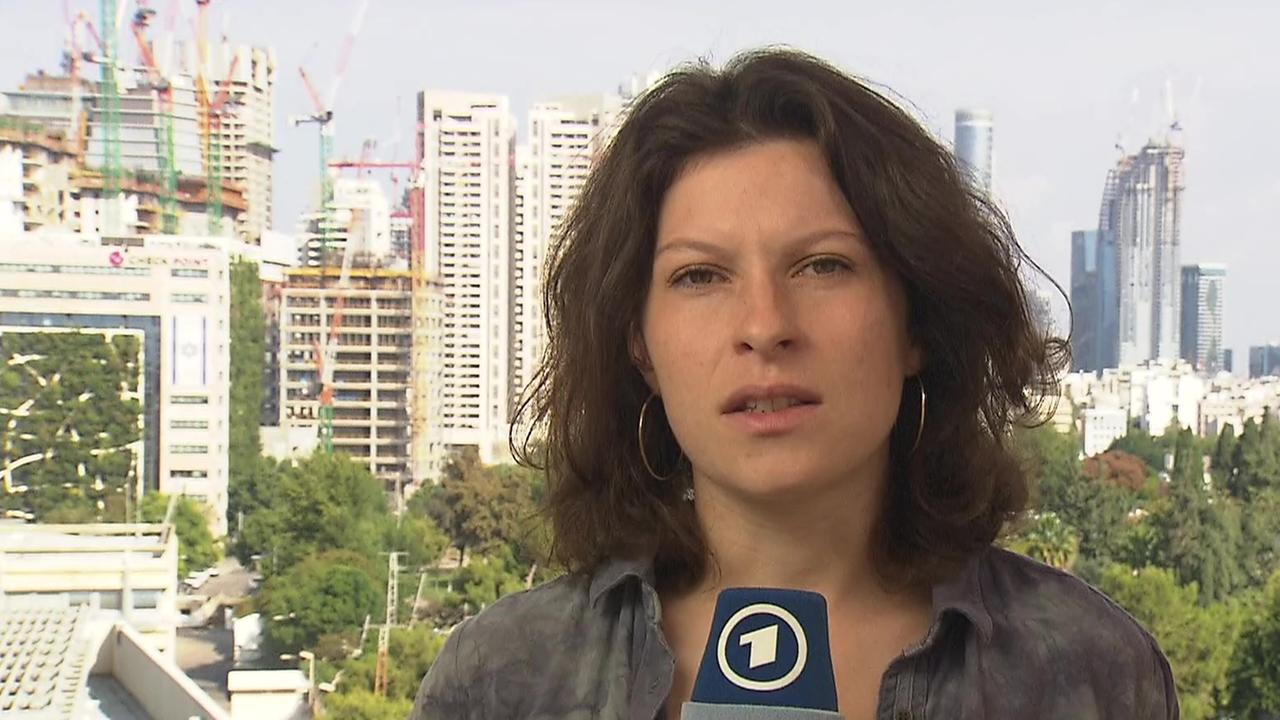 "Das wurde wohl über Lautsprecher verkündet", Hanna Resch, ARD Tel Aviv ...