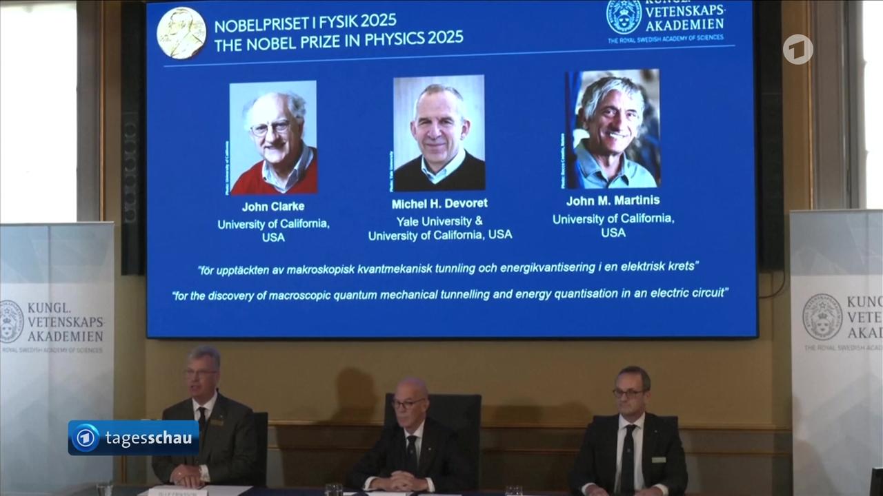 Drei Forscher erhalten Physik-Nobelpreis für ihre Erkenntnisse zur ...