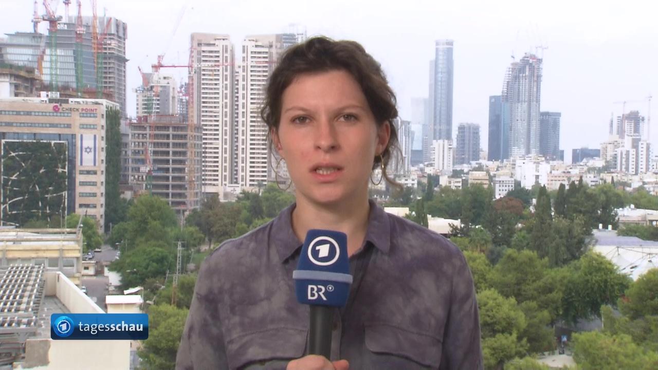 Hanna Resch, ARD Tel Aviv, zu dem Stand einer israelischen ...