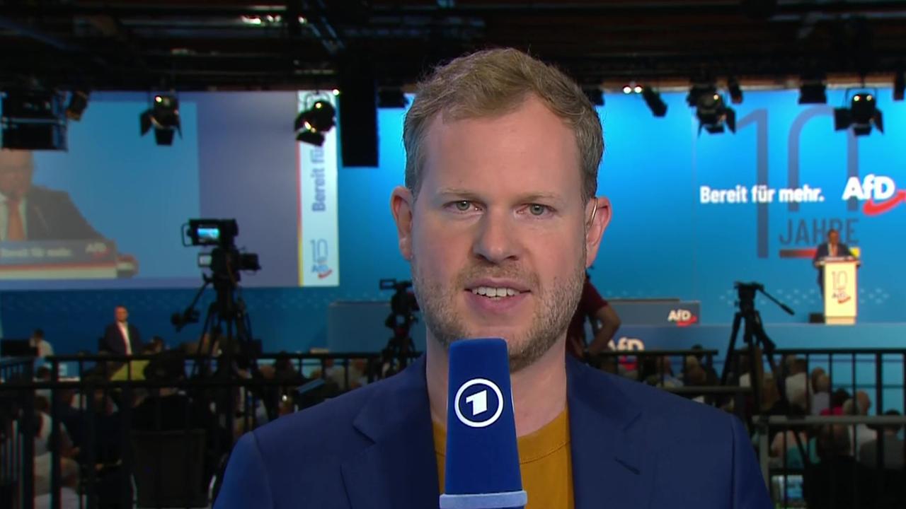 "Man möchte nationale Souveränität zurück", Martin Schmidt, ARD Berlin, zu AfD-Bundesparteitag ...