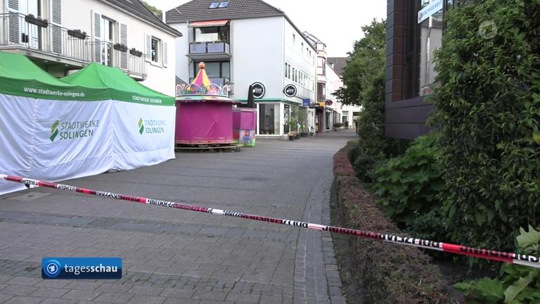 Großfahndung und Entsetzen nach Messerangriff in Solingen | tagesschau.de