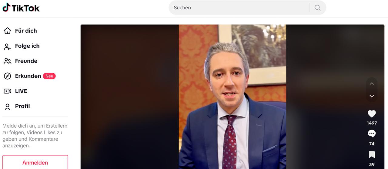 Simon Harris: Ein TikTok-Premier für Irland | tagesschau.de