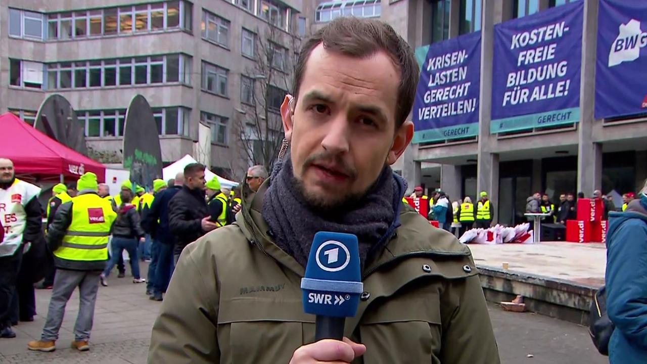 Tim Diekmann, SWR, zu dem gemeinsamen Streik von "Fridays for Future ...
