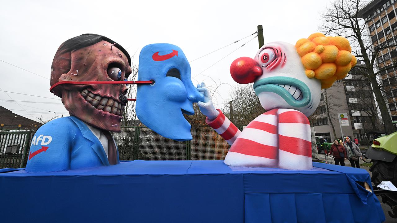 Bilder vom Rosenmontag: Von der Ampel über Putin bis hin zur AfD ...
