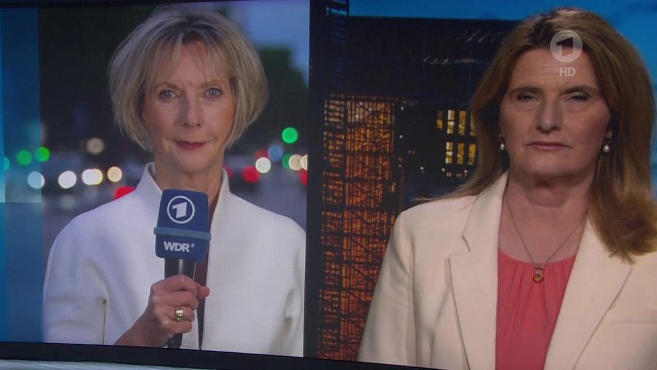 Sabine Rau, ARD Paris, und Tina Hassel, ARD Brüssel, mit Reaktionen aus ...
