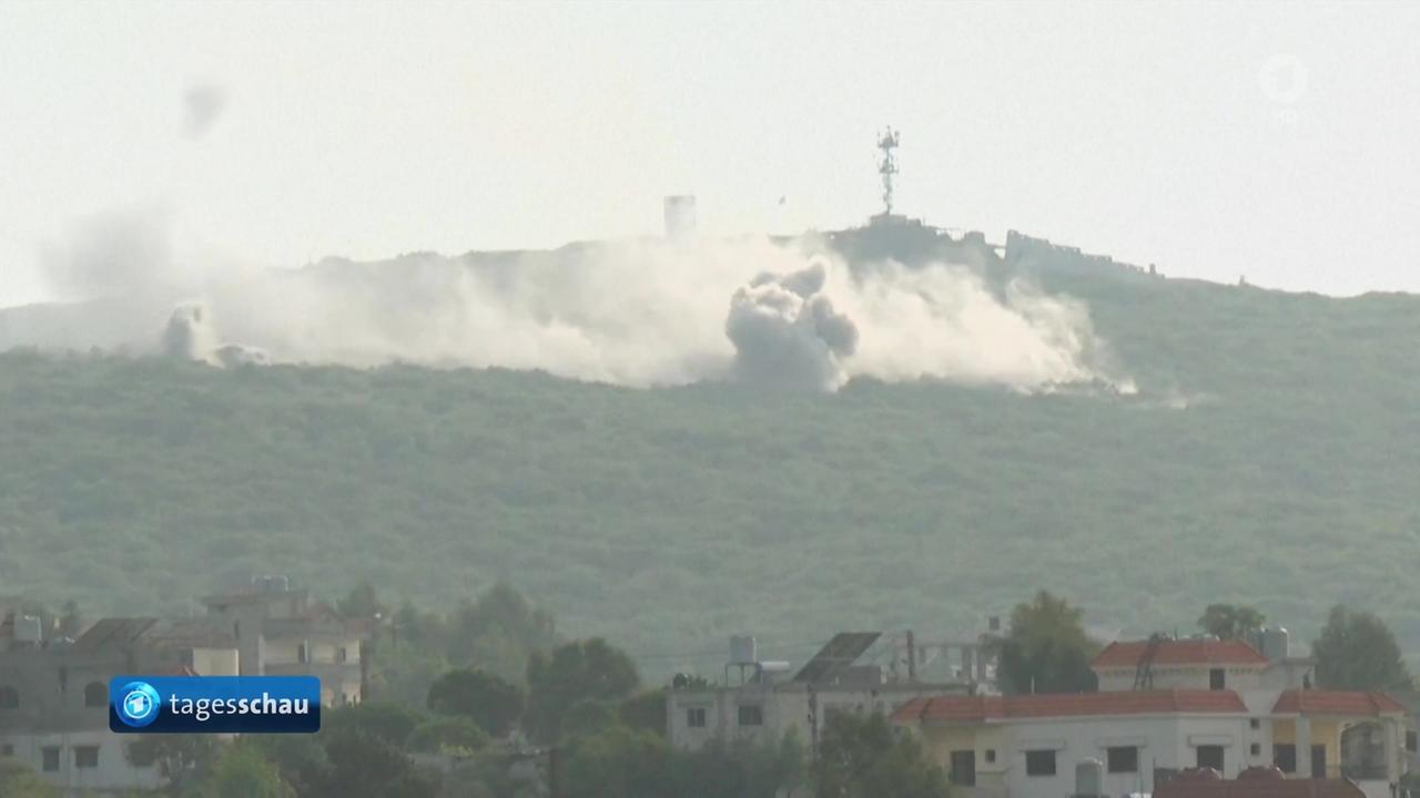 Israel greift mit Kampfhubschraubern Ziele im Libanon an | tagesschau.de